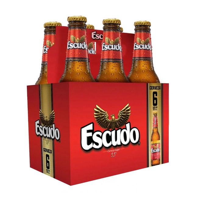 Cerveza Escudo Botellonn Canastillo 355cc (24 Unidades) – Dilav